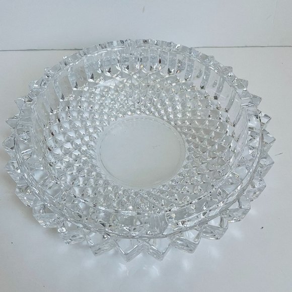 Hoya | Art | Vintage Hoya Retro Crystal Ashtray Trinket Dish 7 | Poshmark